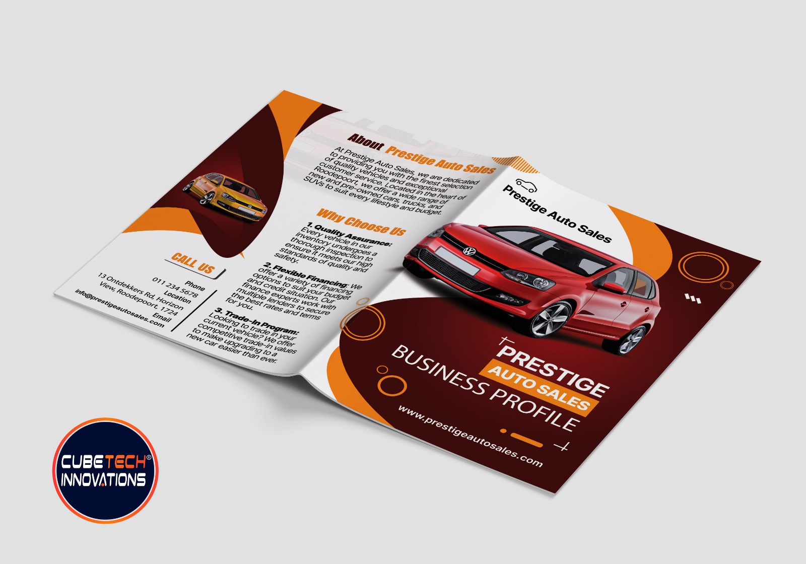 Best Company Profile Design In South Africa | From R500 Cubetech ...